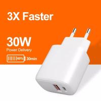 China 30W EU Plug Travel Charger For Fast Charging Laptops / Projectors for sale