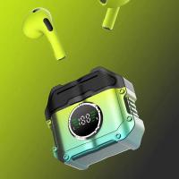 China Wireless Earbuds Hoya HIFI Stereo Blue tooth In Ear Earphones with ENC and Led Display for sale
