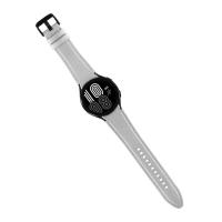 China 20mm Silicone Leather Watch Band Retro Replacement for Samsung Watch Series Band Width for sale