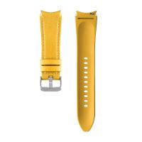 China 20mm Silicone Leather Watch Band Retro Replacement for Samsung Watch Series Band Width for sale