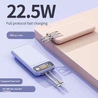 China Mobile Phone Power Station 10000mAh Real Capacity Fast Charging 22.5W Quick Charge Support for sale