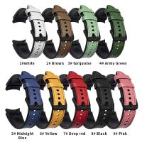 China Silicone Leather Watch Bands Designer Smart for Samsung Galaxy Watch 4 100% QC Passed for sale