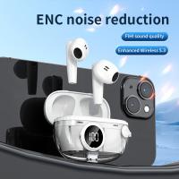China TWS 5.3 Wireless Earbuds In-Ear Headphone with Strong Bass Smart Touch Noise Cancelling for sale