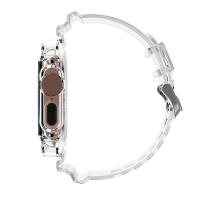 China Private Mold Transparent Bands for I Watch 2 3 4 5 6 7 8 9 SE 11 Colors Smart Watch Band for sale