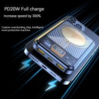 China Customized Logo 15w Wireless Power Bank 10000mah Magnetic 22.5W For Iphone for sale