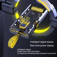 China TYPE-C Input Interface Power Bank Transparent 10000mAh Mobile Power Supply for iPhone 15 14 for sale