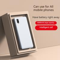 China 10W Output Power Micro USB Input Interface Ultra Slim 10000mah Power Bank for iPhone 15 for sale