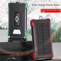 China Wireless Output 5W Solar Power Bank 2.1A Output 10000mAh for iPhone 15 Outdoor Charging for sale