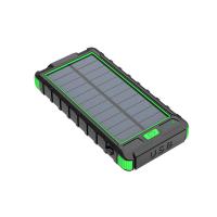 China Micro USB Input Interface 10000mAh Power Bank with Compass and Solar Power Supply for sale