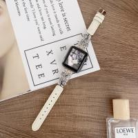 China 38mm Band Width Leather Strap Watchband for iWatch Luxury Design for sale