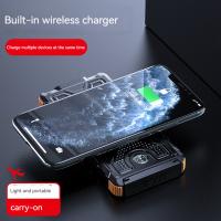 China Micro USB Input Interface 10000mAh Power Bank with Compass and Solar Power Supply for sale