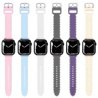 China Popular Luxury Style for Apple Watch 45mm Clear Glitter Lace Diamond Replacement Band for sale