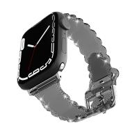 China Popular Luxury Style for Apple Watch 45mm Clear Glitter Lace Diamond Replacement Band for sale