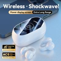 China HiFi Stereo Bone Conduction True Wireless Earphone with 20cm Charging Cable and Mic for sale