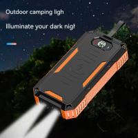 China 15W Output Power Private Mold Wireless Charging Solar Power Bank for iPhone 30000mAh for sale
