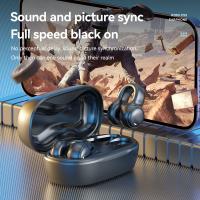 China HiFi Stereo Bone Conduction True Wireless Earphone with 20cm Charging Cable and Mic for sale