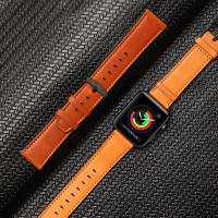 China Genuine Leather Smart Watch Straps For iWatch 38mm 40mm 42mm 44mm 45mm 100% for sale
