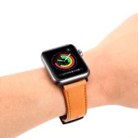 China Genuine Leather Smart Watch Straps For iWatch 38mm 40mm 42mm 44mm 45mm 100% for sale