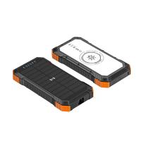 China Quick Charge Support Waterproof 20000mah Solar Panel Power Bank for Outdoor Activities for sale