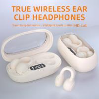 China Sport Meeting Running Headset Bone Conduction Wireless Earphones with LED Display for sale