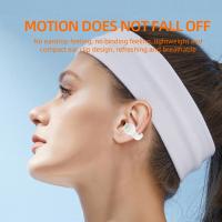 China Sport Meeting Running Headset Bone Conduction Wireless Earphones with LED Display for sale