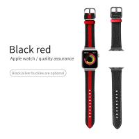 China OEM ODM Double Sided Band Leather Watchband for Apple Watch Band 38 40 41 42 44 45mm Strap for sale