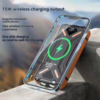 China Wireless 15W/USB 22.5W Output Solar Power Bank 20000mAh for Cell Phones Smartphones for sale