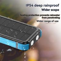 China Wireless 15W/USB 22.5W Output Solar Power Bank 20000mAh for Cell Phones Smartphones for sale