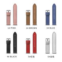 China 22mm Silicone Leather Watch Strap for iWatch Series 6 5 4 3 2 1 SE Luxury and Durable for sale