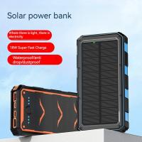 China Over-discharging Protection 20000mah Li-Polymer Battery Solar Power Bank for Cell Phones for sale