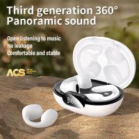 China AAC Codecs Bone Conduction Earphone Clip Earring Ear Hook Headsets for Sport and Ambie for sale