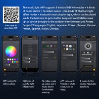 China Wireless Charger with Alarm Clock Digital App Control RGB Light Wireless Speaker for sale