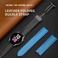 China 20mm Luxury Leather Watch Band for SamSung GaLaxy Watch 5 100% Professional QC Passed for sale
