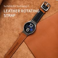 China 20mm Leather Watch Strap Replacement for SamSung GaLaxy Watch 4 Wrist Band Gift Accessory for sale