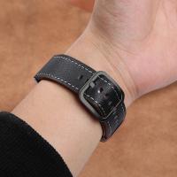 China 20mm Leather Watch Strap Replacement for SamSung GaLaxy Watch 4 Wrist Band Gift Accessory for sale