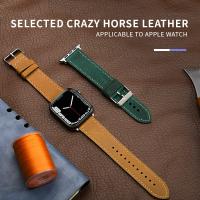 China Apple Watch Leather Look Band Bracelet for 38mm 40mm 42mm 44mm Series 7 6 SE 5 4 3 2 1 for sale