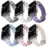 China 6 Colors Soft and Comfortable Silicon Watch Strap for Apple Watch Series 7 41mm 45mm for sale