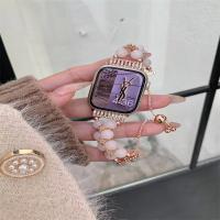 China Jewelry Bracelet Beads Women Watchstrap for iWatch 8 Series 38mm 40mm Smart Watch Band for sale