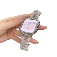 China Jewelry Bracelet Beads Women Watchstrap for iWatch 8 Series 38mm 40mm Smart Watch Band for sale