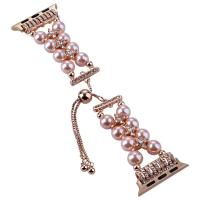China OEM ODM Women Metal Diamonds Jewelry Bracelet Wrist Band Fashion Handmade Watch Straps For iWatch Series 8 7 6 5 4 3 2 1 for sale
