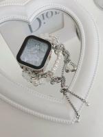 China 41mm Band Width Jewelry Stainless Steel iWatch Strap for Elegant and Female Smartwatch for sale