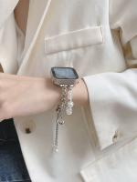 China 41mm Band Width Jewelry Stainless Steel iWatch Strap for Elegant and Female Smartwatch for sale