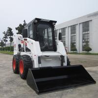 China 12 Km/H Walking Speed Small Loader Skid Steer Loaders with Snowblower Snow Removal for sale