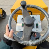 China New Ground Gravel Compactor Double Drum Vibratory 1ton Road Roller Hot Sale for sale