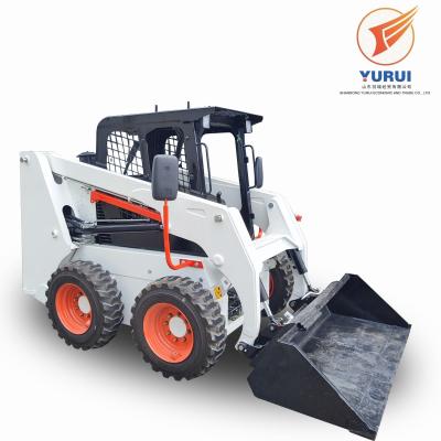 China Popular New Walk Behind Mini Skid Steer Wheel Loader Global Sale for sale