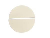 China Ceramic Kamado Half Moon Deflector Thermal Stability Energy Efficiency for sale