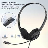 China JTY-0123 Colorful Wired Head Mounted Telephone Headphones with Foldable Microphone Lightweight Online Learning Office Headphones Support Logo Color Plug OEM/ODM Private Model Customization for sale