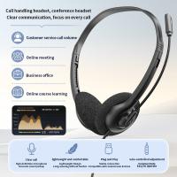 China JTY-0123 Colorful Wired Head Mounted Telephone Headphones with Foldable Microphone Lightweight Online Learning Office Headphones Support Logo Color Plug OEM/ODM Private Model Customization for sale