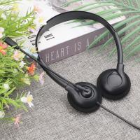 China JTY-0123 Colorful Wired Head Mounted Telephone Headphones with Foldable Microphone Lightweight Online Learning Office Headphones Support Logo Color Plug OEM/ODM Private Model Customization for sale