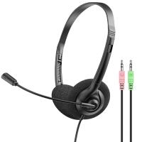 China JTY-0123 Colorful Wired Head Mounted Telephone Headphones with Foldable Microphone Lightweight Online Learning Office Headphones Support Logo Color Plug OEM/ODM Private Model Customization for sale